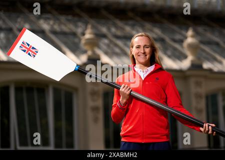 Heidi Long während einer Team GB Kitting-Out-Session vor den ...