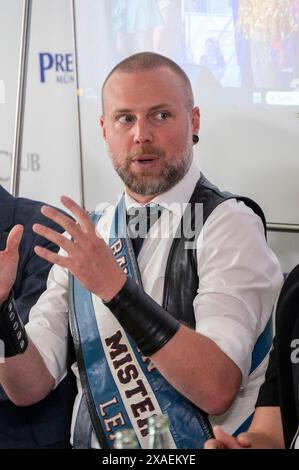Pressekonferenz zum CSD in München, v. l. Dominik Krause, Bügermeister ...