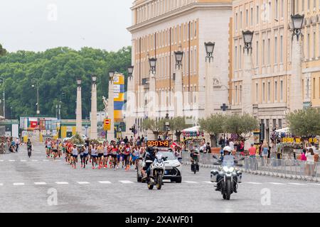 Rom, Italien. Juni 2024. OSKARS GRAVA aus Lettland während der 200-m ...