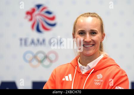 Heidi Long während einer Team GB Kitting-Out-Session vor den ...