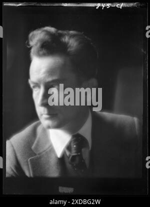 Ein Porträt von James Montgomery Flagg (1877–1960), dem amerikanischen ...