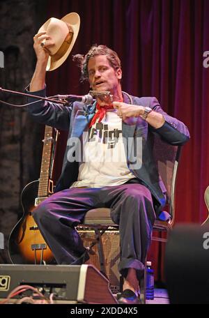 Juni 2024. Josh Joplin auf der Bühne für Josh Joplin beim AthFest Music ...