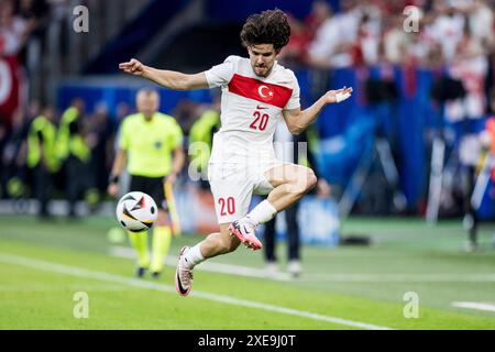 Ferdi Kadioglu (20) aus der Türkei während eines Fußballspiels zwischen den Nationalmannschaften ...
