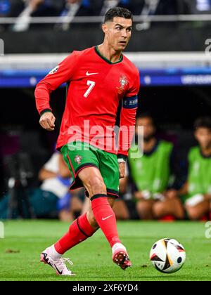 FRANKFURT - Cristiano Ronaldo aus Portugal beim Achtelfinale der UEFA ...