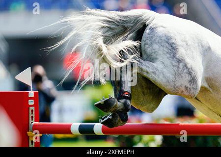 Aachen, Deutschland. Juli 2024. Reitsport, Springreiten: CHIO, STAWAG ...