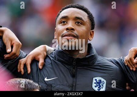 Steven Bergwijn sah beim Achtelfinale der UEFA Euro 2024 zwischen den ...