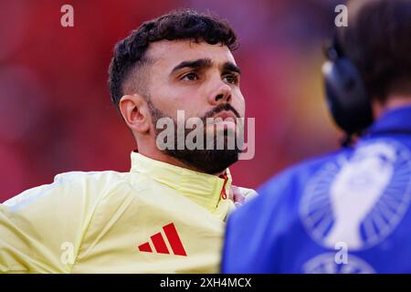 David Raya beim Spiel der UEFA Euro 2024 zwischen den ...