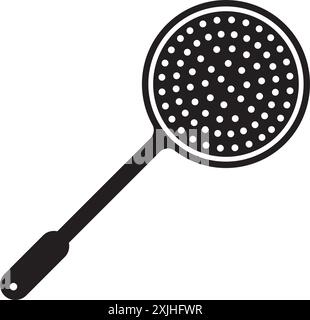 Cartoon-Vektor mit Sieb-Symbol für Siebe des Siebs. Küchensieb. Pasta ...