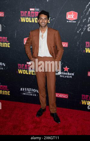 Karan Soni bei der Weltpremiere des Kinofilms Deadpool & Wolverine im David H. Koch Theater. New ...