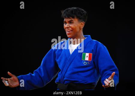 Prisca Awiti Alcaraz ( MEX ) feiert ihren Sieg gegen Katarina Kristo ...