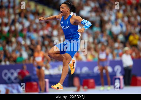 Paris, Frankreich. August 2024. Die Goldmedaillengewinnerin Alice D ...