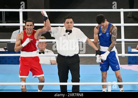 Abdumalik Khalokov (UZB) vs Charlie Senior (aus), Boxing, Men's 57kg ...