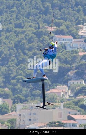 Marseille, Frankreich. August 2024. Der Goldmedaillengewinner Valentin ...