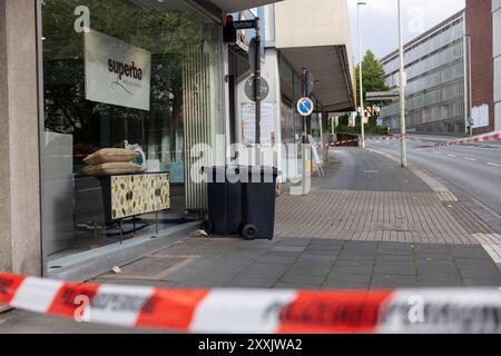 Solingen, Deutschland. August 2024. Nach dem Messerangriff auf das ...