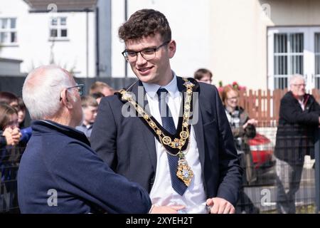 Stadtrat Ciarán McQuillan Bürgermeister von Causeway Coast und Glens ...