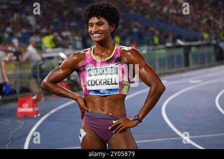 Anna COCKRELL (USA) tritt 400 am 30. August 2024 im Olympiastadion in ...