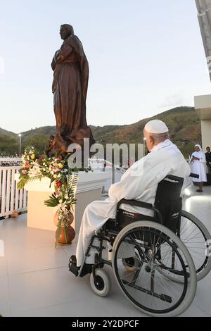 **NO LIBRI** Osttimor, Dili, 2024/9/10. Papst Franziskus trifft die ...