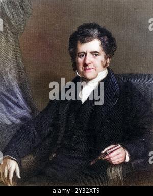 Richard Bright (1789-1858), englischer Arzt, geboren in Bristol. Er ...