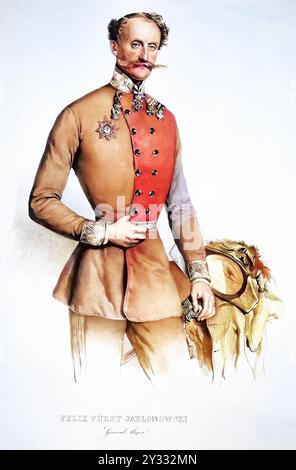 Felix Fürst Jablonowski 1808-1857, k&k. Feldmarschallleutnant ...