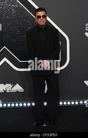 Ny. September 2024. Rauw Alejandro bei Ankunft für MTV VMAs 2024 ...