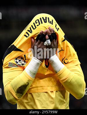 Mike Maignan (#16 AC Mailand) während der italienischen Meisterschaft ...