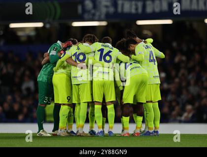 3. Oktober 2024; Stamford Bridge, Chelsea, London, England: UEFA Europa ...