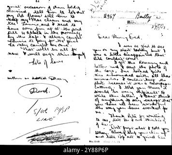 Crime Mord Christopher Craig & Derek Bentley 1952 -- Mrs. Bentley in ihrer Fairview Road ...