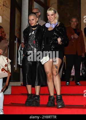 Rom, verlässt die Rai Studios am Ende von 'Dancing with the Stars'. Auf ...