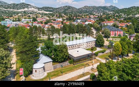 Aus der Vogelperspektive Biljarda (Billardhaus), eine ehemalige ...