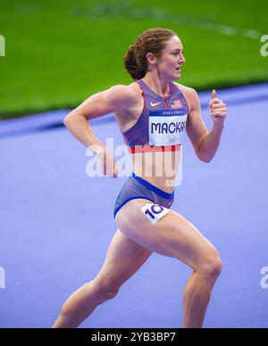 Emily Mackay nahm an den 1500-Meter-Strecken der Olympischen Spiele ...