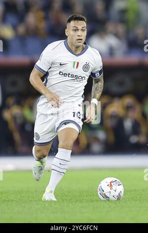 Der argentinische Stürmer Lautaro Martinez tritt am 20. Oktober 2024 im ...