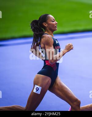 Revee Walcott-Nolan nahm an den 1500-Meter-Strecken der Olympischen ...