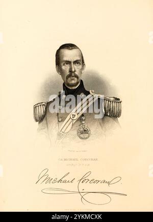 Brigadegeneral Michael Corcoran, in der Mitte, und Captain James ...