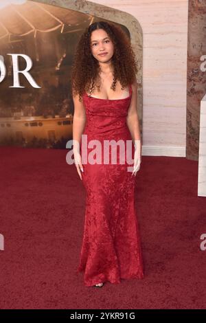 Bella Blu Ray bei der Premiere des Kinofilms Gladiator II im TCL ...