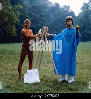 Sänger und Schauspieler Christian anders mit der Schweizer ...
