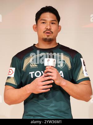 Tokio, Japan. Dezember 2024. Die Spieler der Japan Rugby League One ...