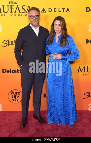 Seth Rogen mit Ehefrau Lauren Miller bei der Weltpremiere des Kinofilms ...
