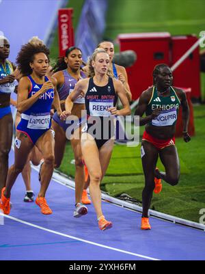 Jemma Reekie nahm an den 800-Meter-Strecken der Olympischen Spiele 2024 ...