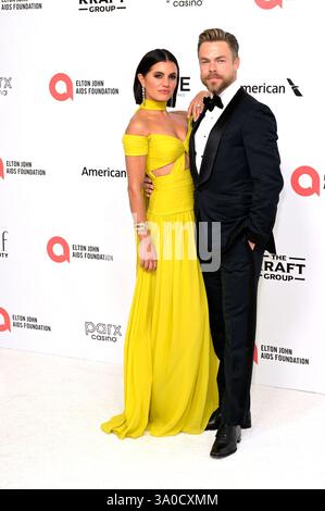 Hayley Erbert und Derek Hough bei der 33. Elton John AIDS Foundation's ...