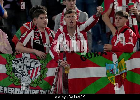 Rom, Italien. März 2025. Mikel Jauregizar vom Athletic Club während des ...