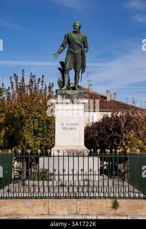 Frankreich, Lot et Garonne, Nerac, Schlossmuseum, Henri IV lebte mit ...