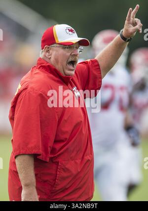 1. August 2014 - St. Joseph, MO, USA - Kansas City Chiefs Linebacker ...