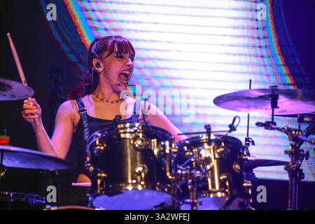 Buenos Aires (13. März 2025). Danny Villarreal (Gitarre) von der ...