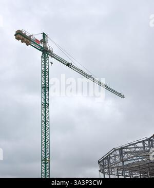 Kran, Baustelle, Karkasse, Turmdrehkran, Krane, Baustellen, Baustellen ...