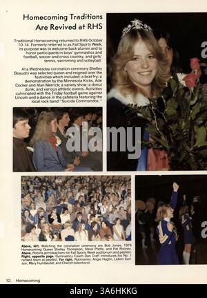 Robin '78, das Robbinsdale High School Jahrbuch 1978, erfasst die ...