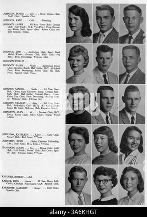 Das Robbinsdale High School Jahrbuch 1959, The Robin, dokumentiert die ...