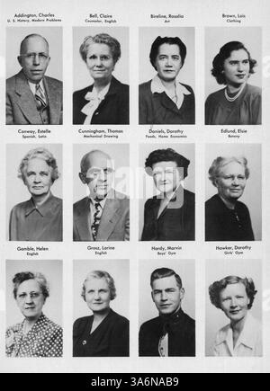 Das Centralian Yearbook der Central High School 1950 zeichnet die Ereignisse und ...