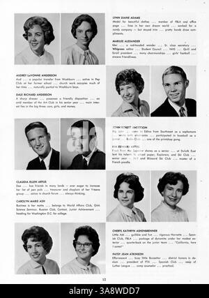 Das Whigrean Yearbook 1962 dokumentiert die bedeutenden Ereignisse des akademischen Jahres 1961 ...