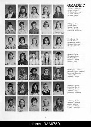 Das Sanford Jr. Das High Yearbook für 1977 behandelt die wichtigsten ...