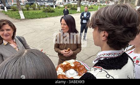 02. April 2025, Moldau, Chisinau: Annalena Baerbock (Allianz 90/die ...